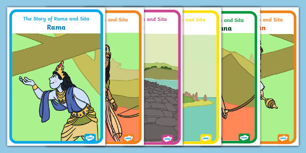 The Story of Rama and Sita Display Posters (teacher made)
