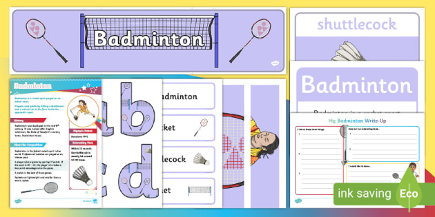 Badminton Resource Pack (teacher made)