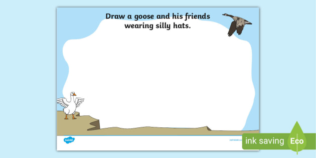 FREE! - Goose Drawing Prompt (Teacher-Made)