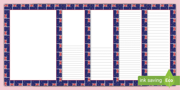 New Zealand Flag Page Borders - Twinkl - KS1 (teacher made)