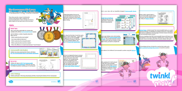 The Commonwealth Games - Themed Day Activities - KS1