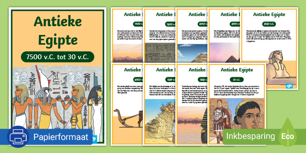 Antieke Egipte Tydlyn Plakkate (teacher made)