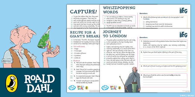 Roald Dahl Activity Packs | twinkl.com.au