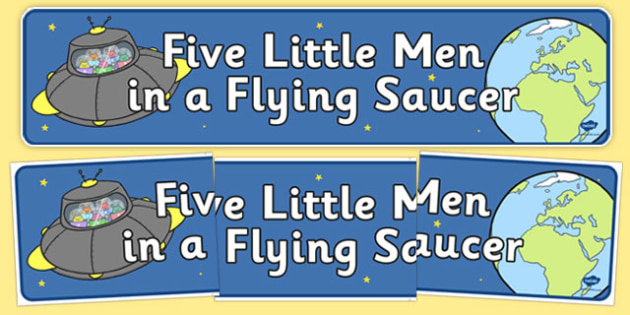 5 Little Men Display Bannerr (teacher made)