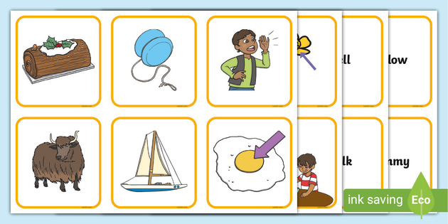 Initial y Sound Matching Cards - (teacher made)