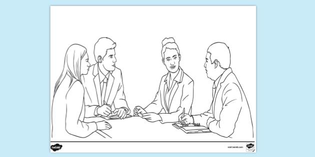 FREE! - Business Colouring Sheet (Teacher-Made)