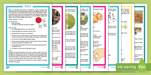 Indonesian Games Resource Pack (teacher made)