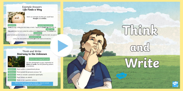 Year 4 Think and Write Activity PowerPoint