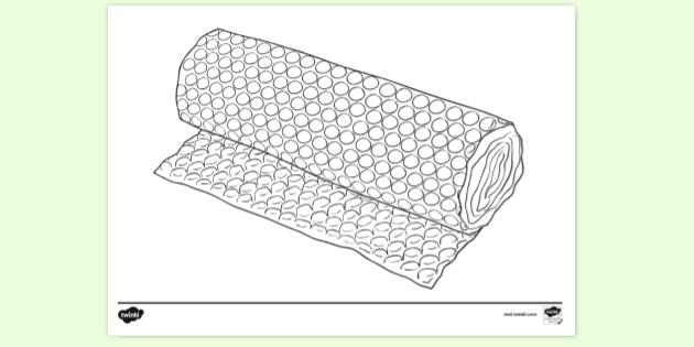 FREE! - Bubble Wrap Colouring Sheet | Colouring Sheets