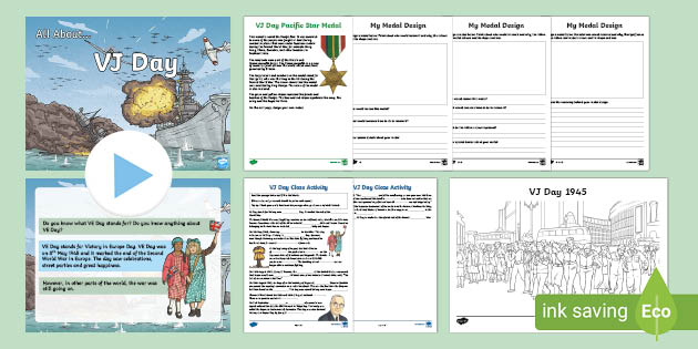 KS2 VJ Day Resource Pack (teacher made)