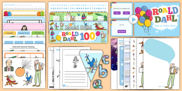Roald Dahl 100 SEN Resource Pack (teacher made)