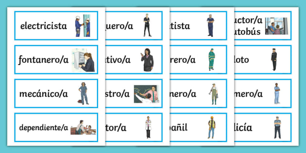 Lista De Diferentes Ocupaciones