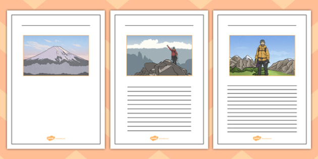 Magnificent Mountains Writing Frames (Teacher-Made)