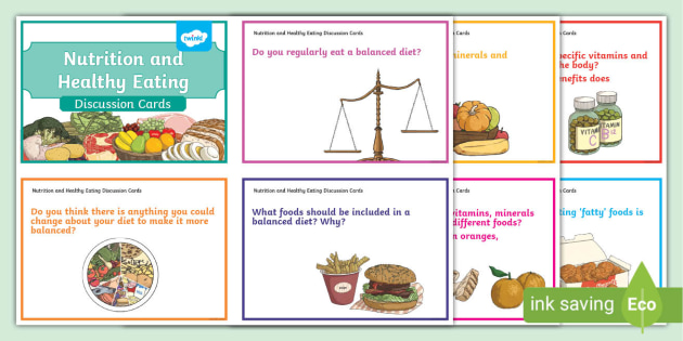 Life Skills: Nutrition and Healthy Eating Discussion Cards
