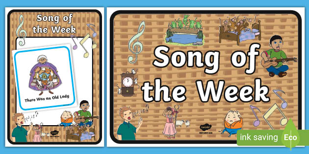 Neutral-Themed Song of the Week Display Posters