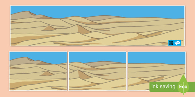 Small World Background - Sand dunes (teacher made)
