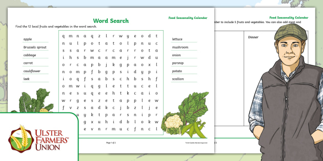 Food Calendars | twinkl.co.uk