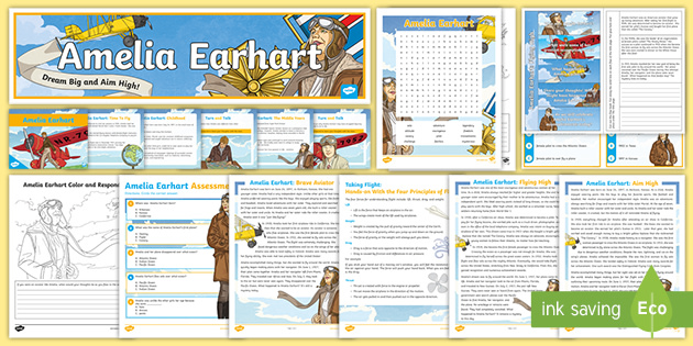 Amelia Earhart Facts for Kids | Biography and Info | Twinkl