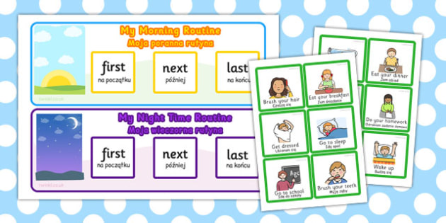 When Routine Activity Polish Translation (teacher made)