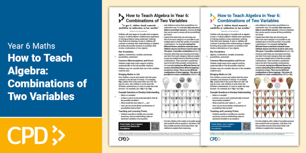 Algebra Resources | twinkl.co.uk