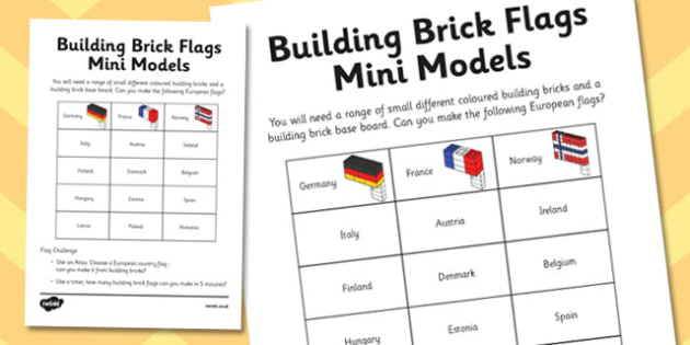 Building Brick Flags Worksheet / Worksheet, worksheet
