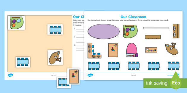 Our Classroom Worksheet (teacher made)