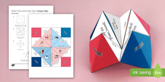 Faire Perfect Tense Fortune Teller