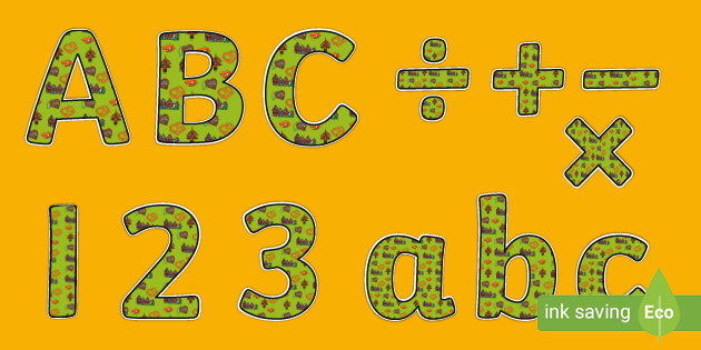 German Village Lettering Pack (teacher made)