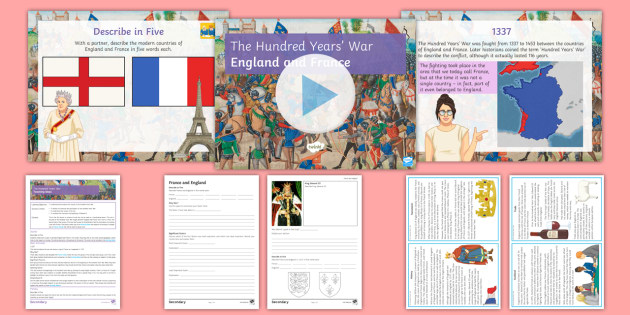 The Hundred Years' War: England and France Lesson Pack