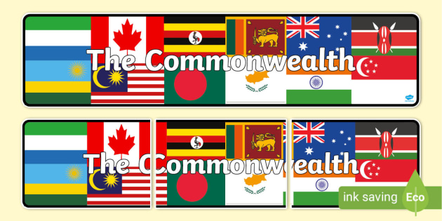 FREE! - The Commonwealth Display Banner (teacher made)