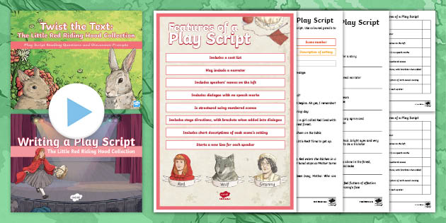 KS2 Play Script Planning, Writing and Example Texts