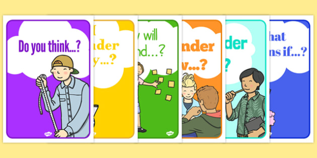 Scientific Enquiry Question Posters (teacher made)