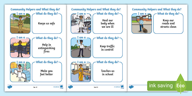 Community Helpers - What do they do? (teacher made)