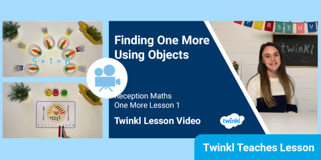 FREE! - 👉 One More Video Lesson 1 | EYFS Addition Tutorial