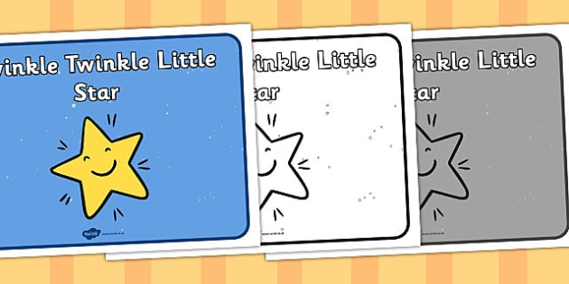 Twinkle Twinkle Little Star Sequencing (A4) - Twinkle, Twinkle, Little Star