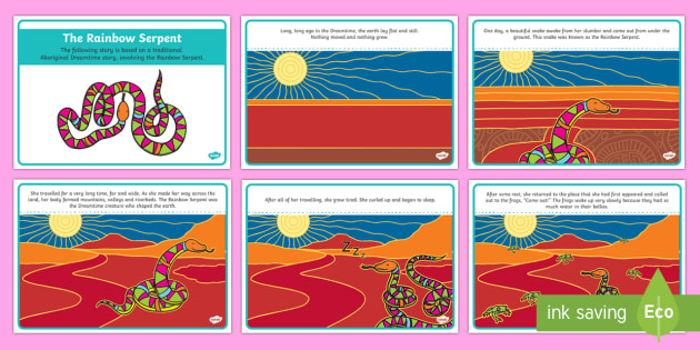 The Rainbow Serpent Story Cards (teacher made)