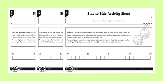 Side to Side Worksheet / Worksheet (teacher made)