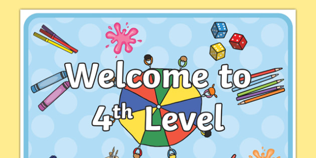 Welcome to 4th Level Display Poster