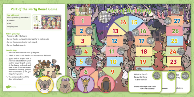 Part of the Party Board Game | Pride Board Game