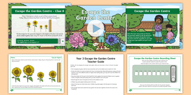 Year 3 Plants Escape the Room Game