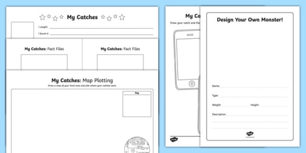 Catch Them All! Resource Pack (teacher made)