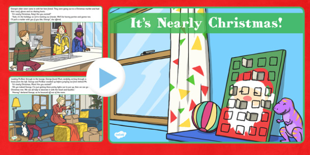 It's Nearly Christmas Story PowerPoint