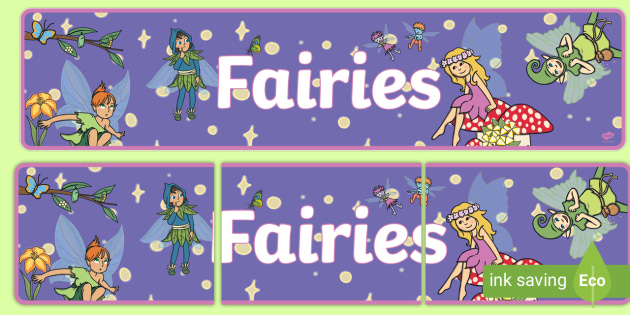 Fairies Display Banner
