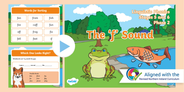 Linguistic Phonics Stages 5/6 Phase 2 'f' Sound PowerPoint