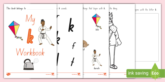 FREE! - My Workbook K Lowercase (teacher made)