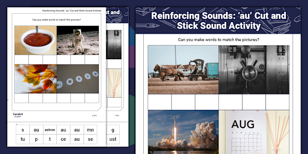 'au' Sound Phonics Activities | twinkl.co.uk
