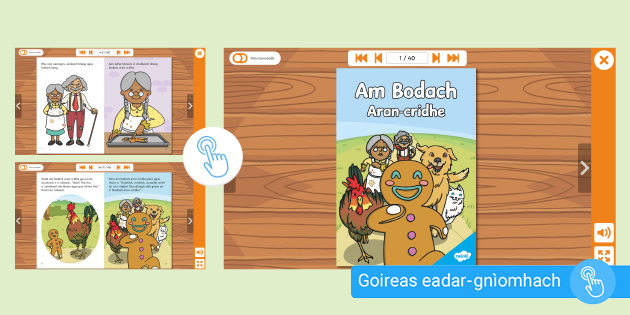 Am Bodach Aran-cridhe - Leabhar-d (teacher made)