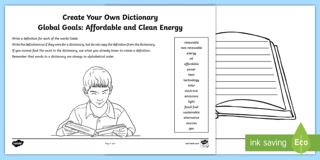 Global Goals Affordable and Clean Energy Create Your Own