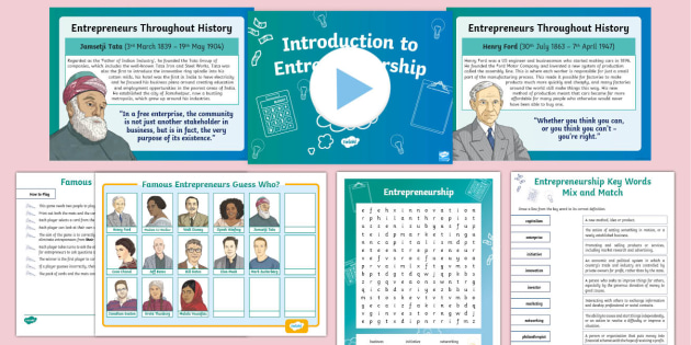 Introduction to Entrepreneurship (teacher made)