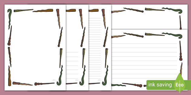 Magic Wand Page Border (teacher made)